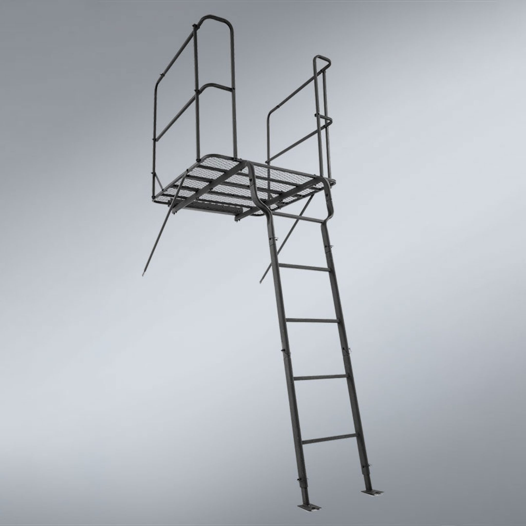 Adjustable Ladder Platform - BLB Outdoors | Shadow Hunter Blinds | Food ...